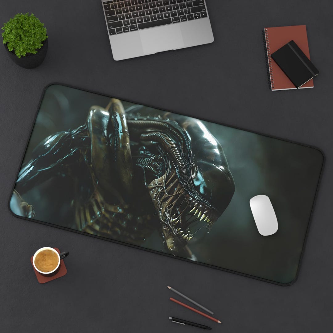 ALIEN Movie Xenomorph Mousepad Desk Mat - Ideal Gift for Gamers Sci-fi ...