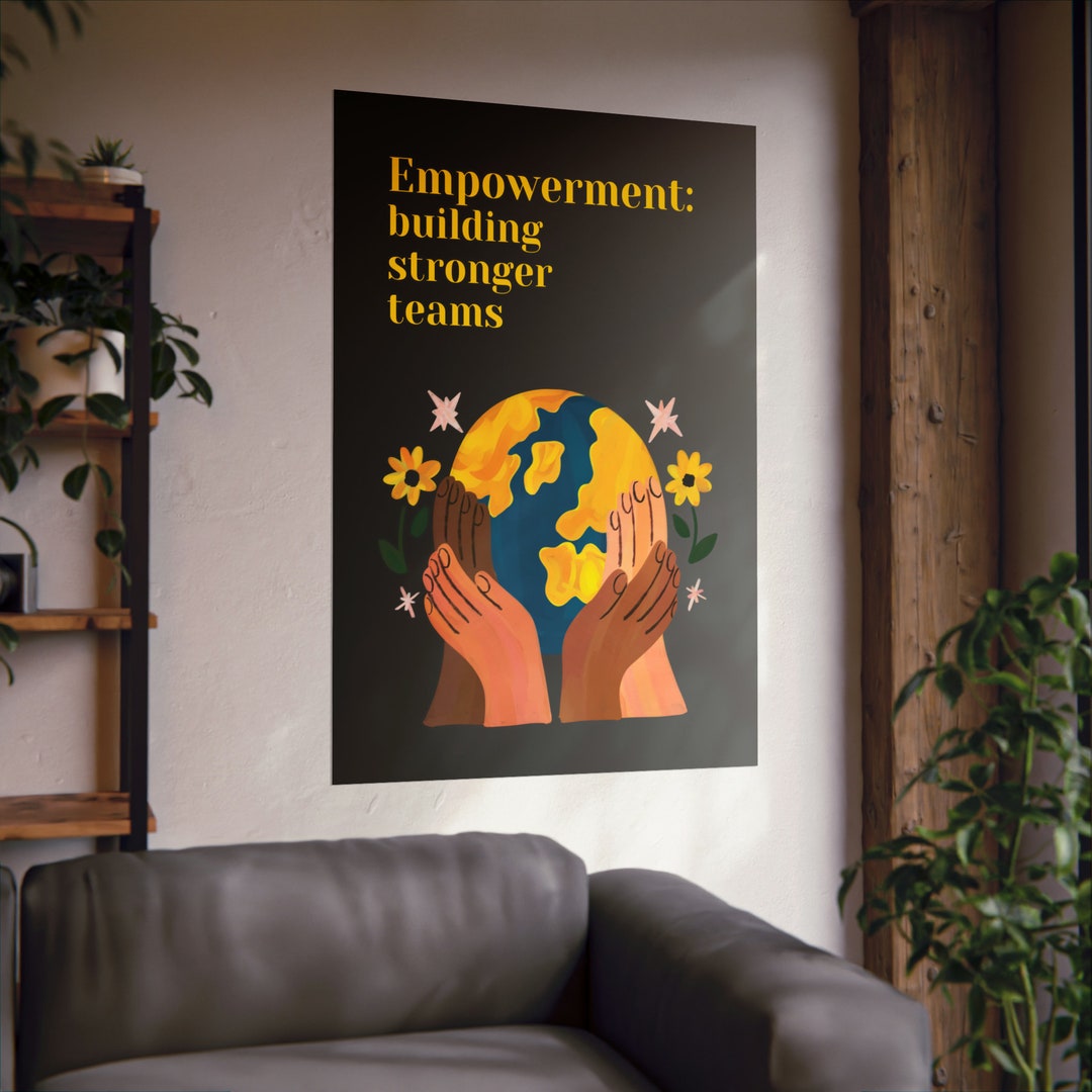 Human Resources HR Motivational Poster Empowerment Building - Etsy