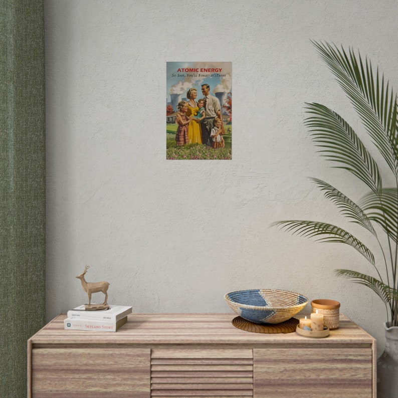 Fallout New Vegas Poster | Fall Out Retro 1950's Wall Art | Cold War ...