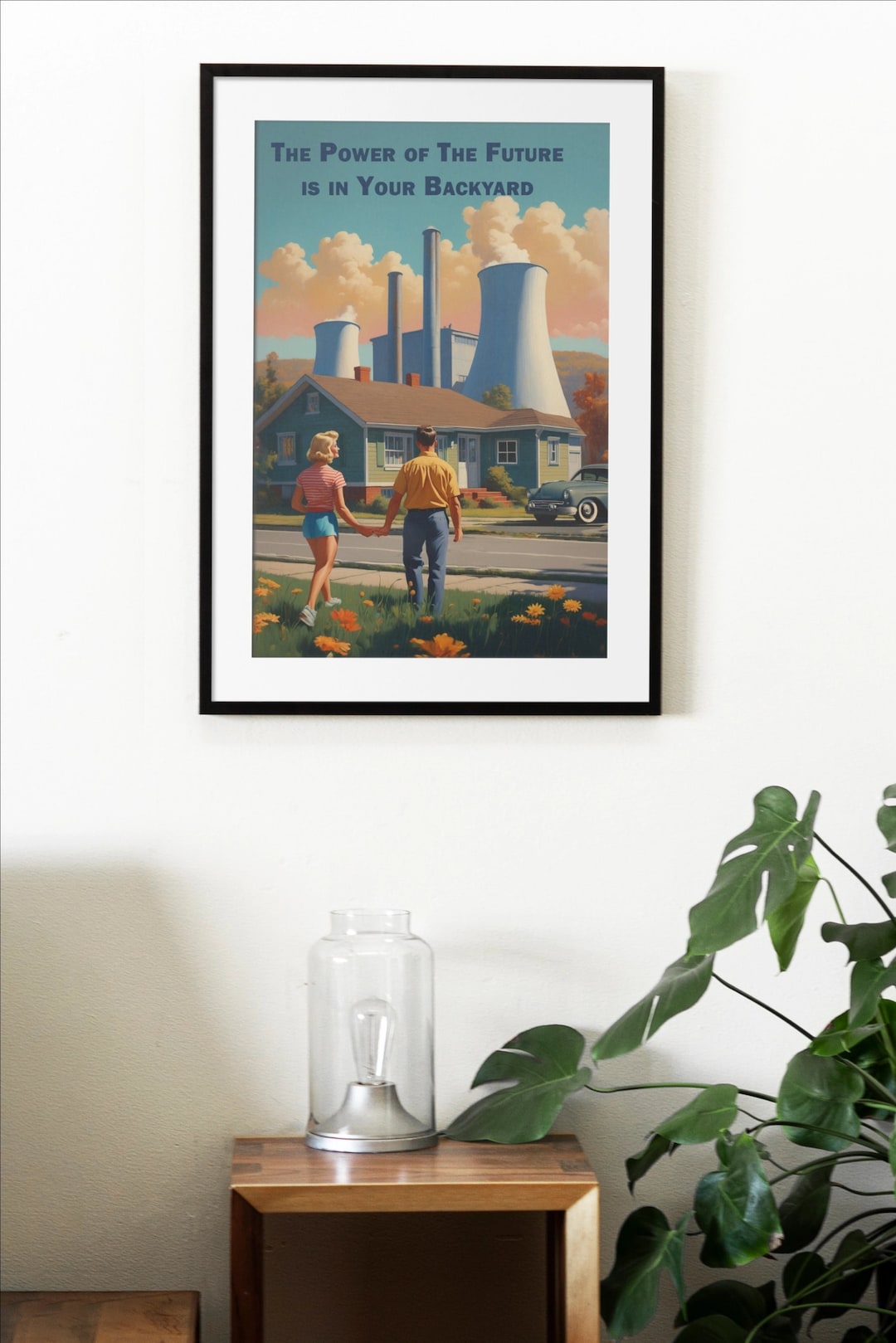 Fallout Nuclear Propaganda Poster | Vintage 1950s Atomic Energy Art ...