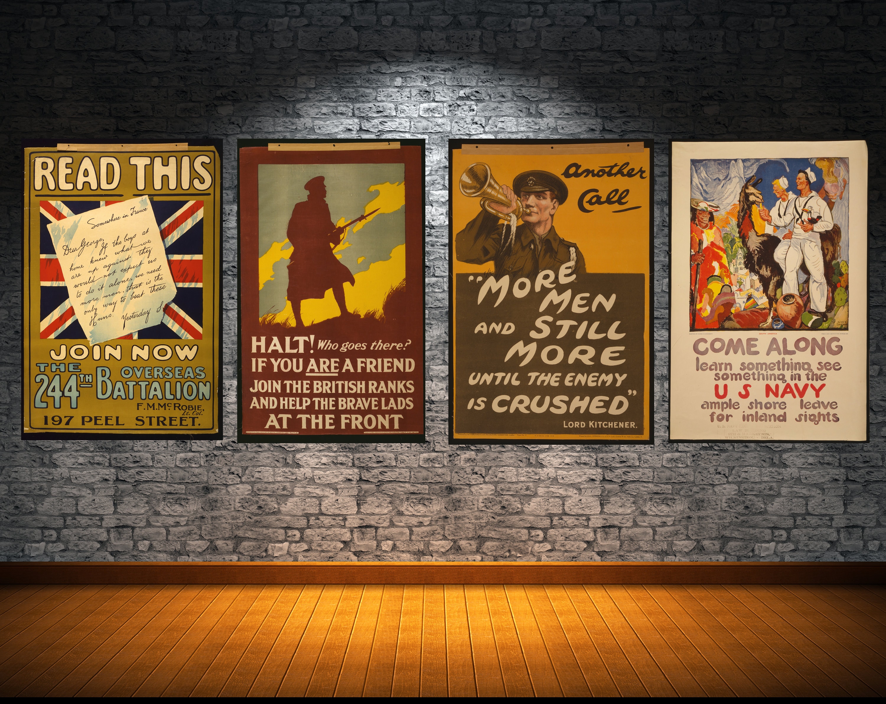 PRINTABLE Vintage Military Recruitment Posters Digital File Download ...