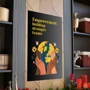 Human Resources HR Motivational Poster Empowerment Building - Etsy