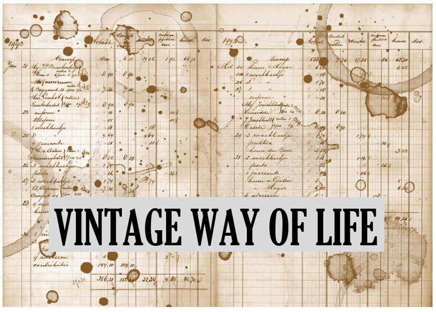 Digital Collection: Vintage Way of Life, Backgrounds - Etsy