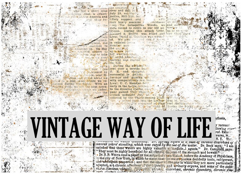 Digital Collection: Vintage Way of Life, Backgrounds - Etsy
