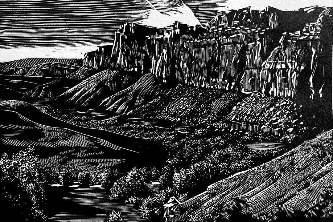 Capitol Reef Wood Engraving - Etsy