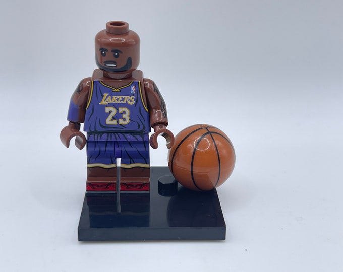 Lebron James Lakers 23 Custom Building Block Figure - Etsy