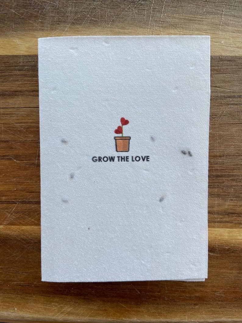 Seed Cards Plantable With Envelopes Minimalist Lavander - Etsy