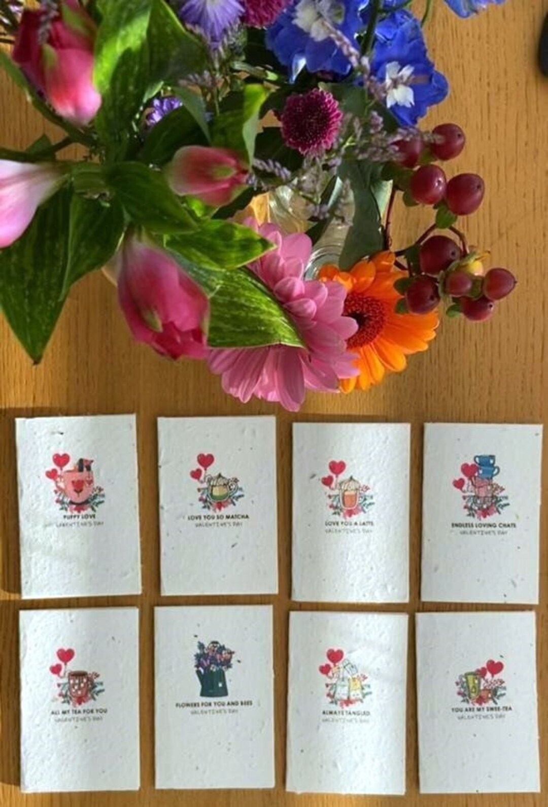 Seed Cards Plantable W Envelopes | Minimalist | Seed Paper | Eco ...