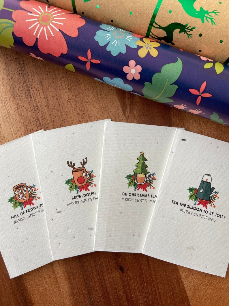 Seed Cards Plantable With Envelopes | Minimalist | Wildflowers Seed ...