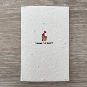 Plantable Seed Paper Cards: Minimalist Wildflower A7 Postcard - Etsy