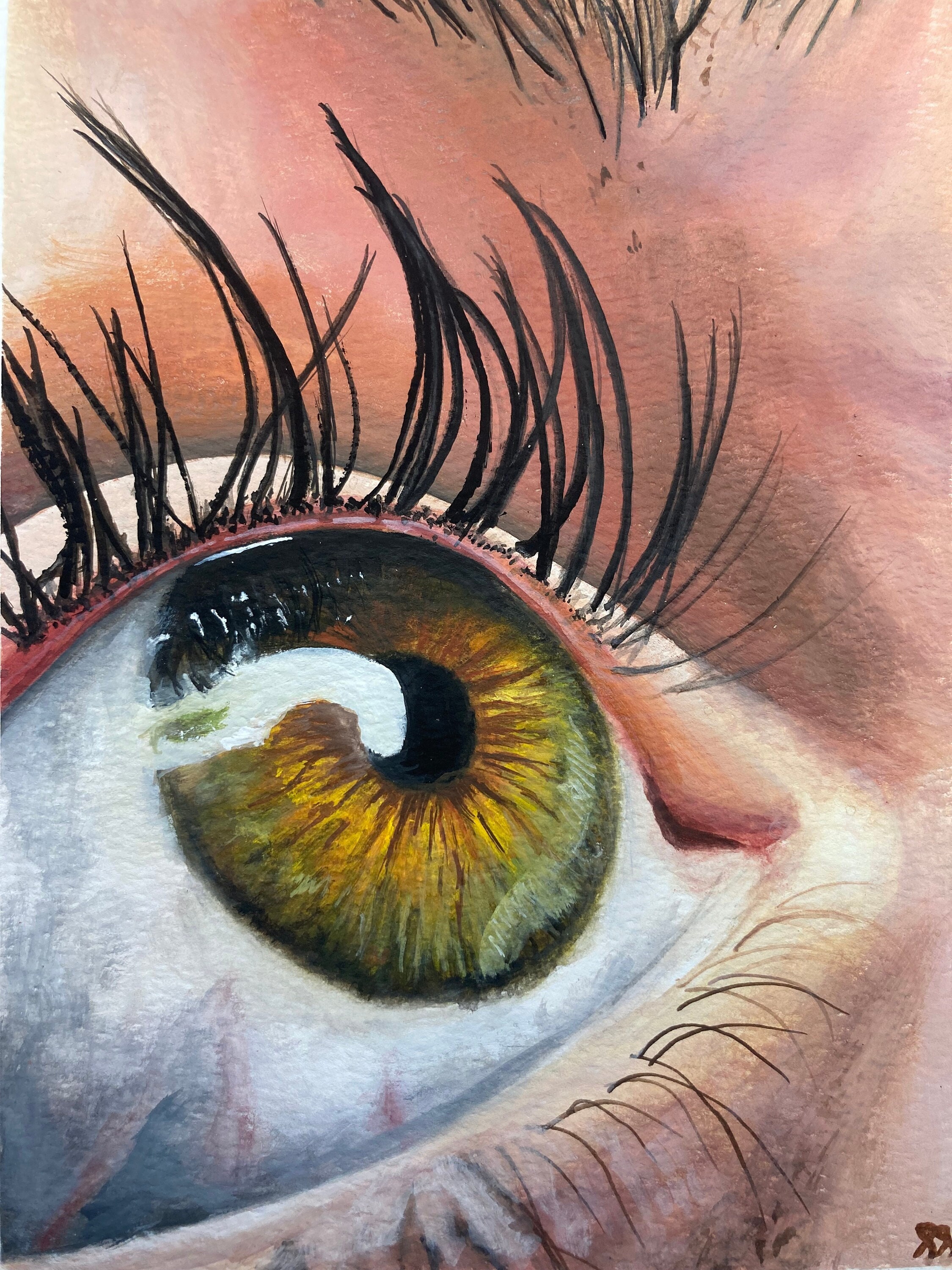 Hazel Eye Drawing