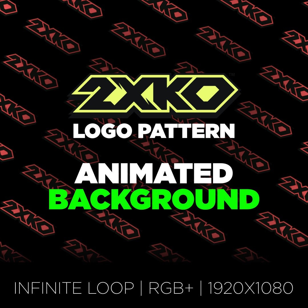 2XKO Animated Wallpaper, 2XKO Logo RGB Animation, 1920x1080 Rainbow ...