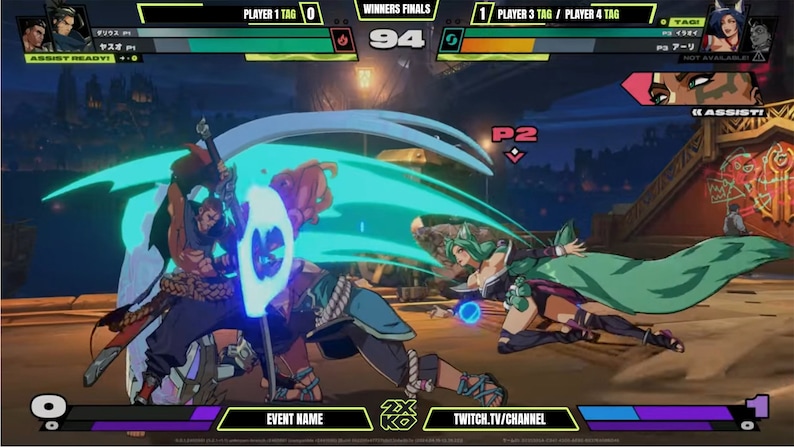 2XKO Scoreboard Overlay, Fighting Game Scoreboard Overlay, Customizable ...