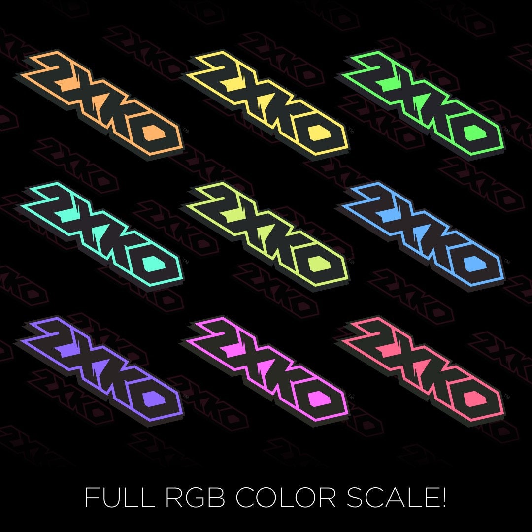 2XKO Animated Wallpaper, 2XKO Logo RGB Animation, 1920x1080 Rainbow ...