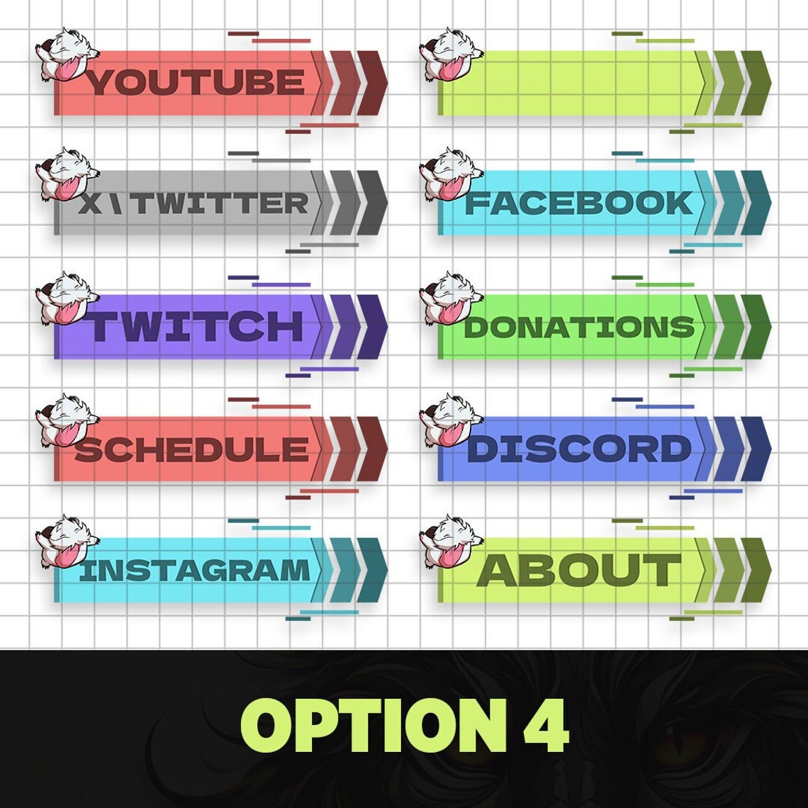2XKO Twitch Panels, League of Legends Twitch Panels, Customizable FGC ...