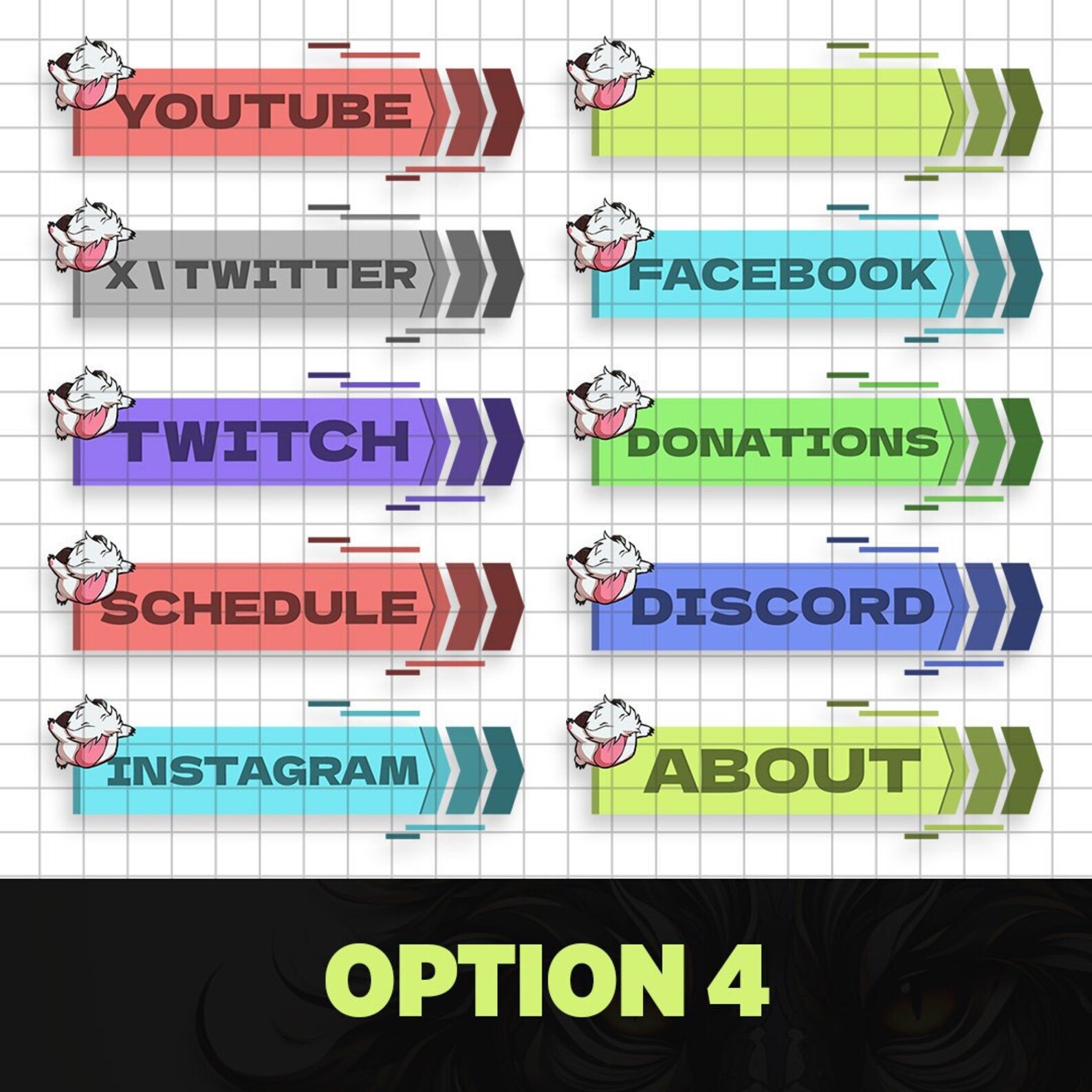 2XKO Twitch Panels, League of Legends Twitch Panels, Customizable FGC ...
