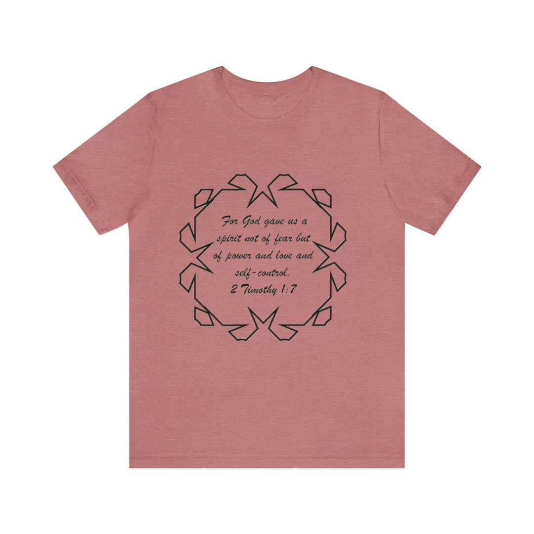 Bible Verse (2 Timothy 1:7) - Etsy