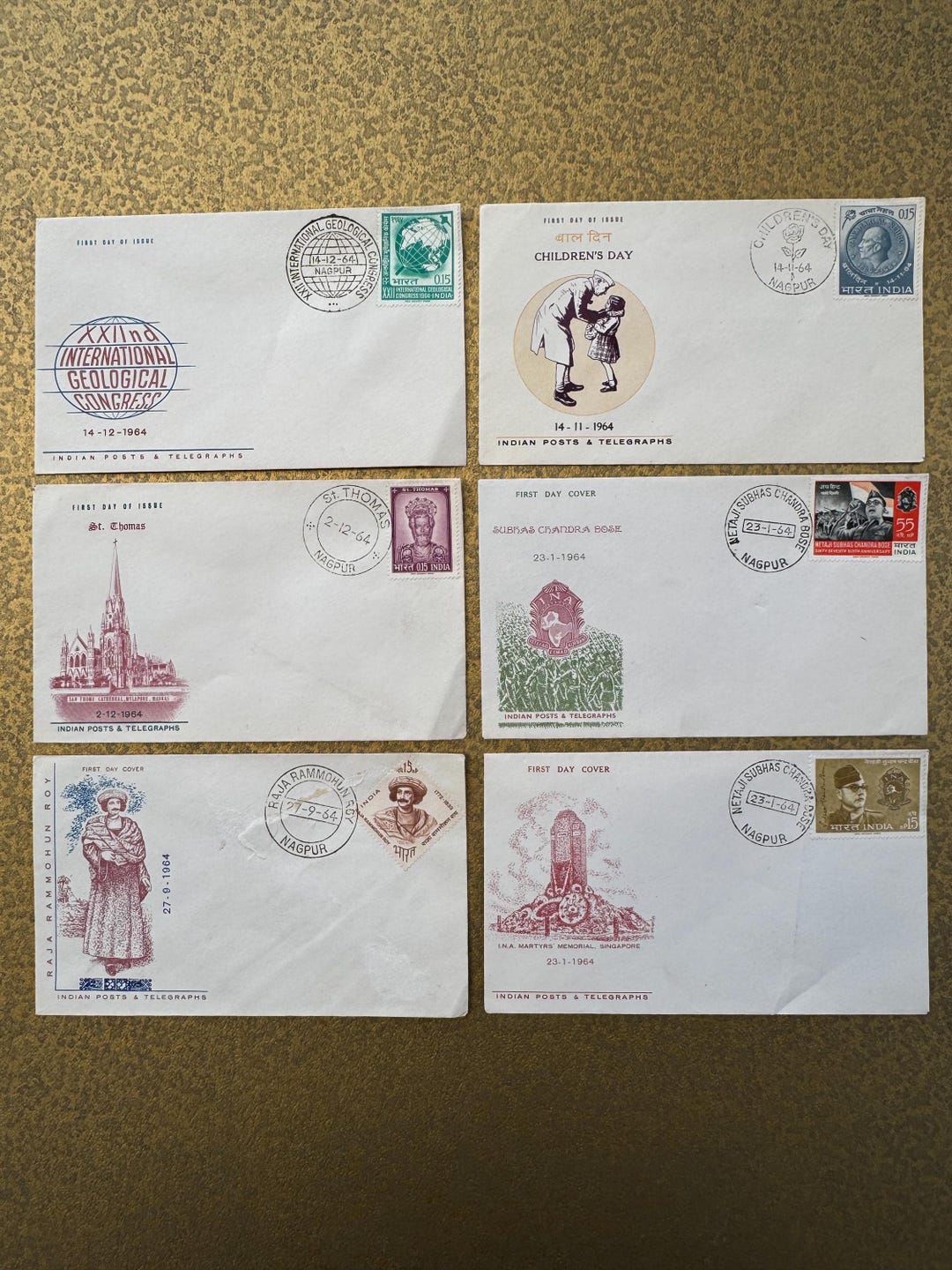Set of 6 1964 First Day Covers/issues - Etsy