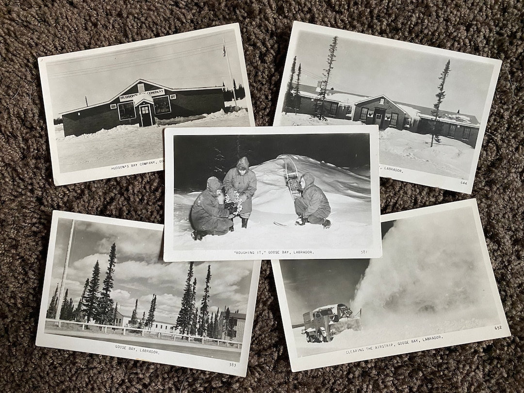 Lot of 5 Goose Bay Postcards - Etsy