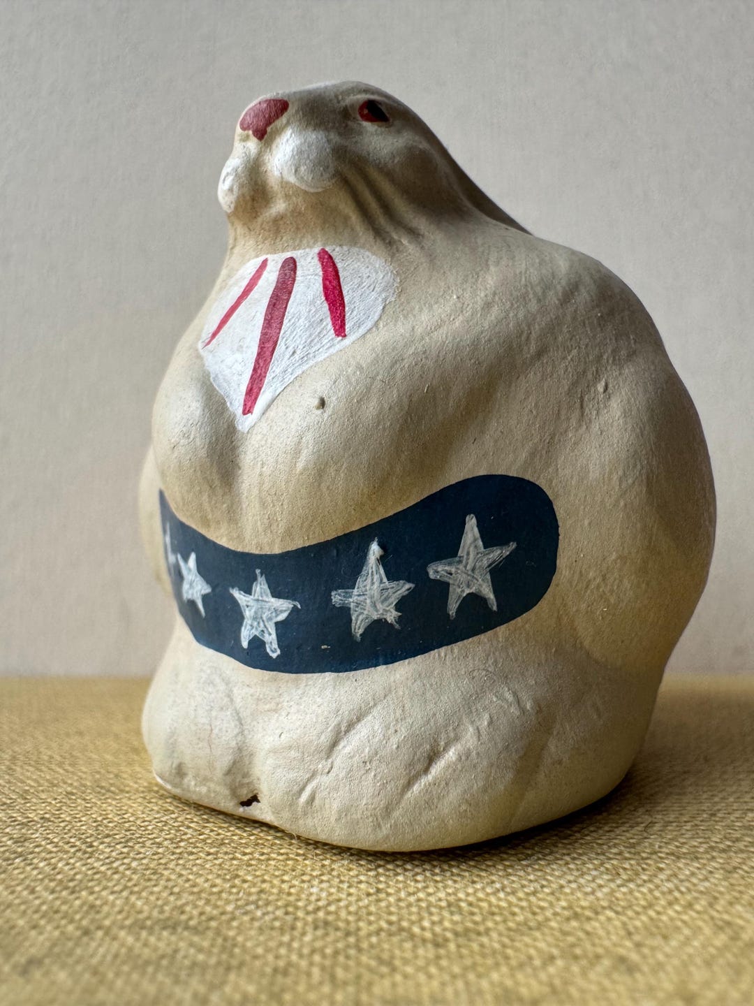 Patriotic Bunny Figurine - Etsy