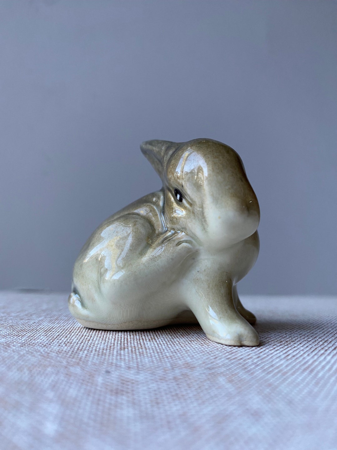 Japanese Ceramic Rabbit Figurine - Etsy
