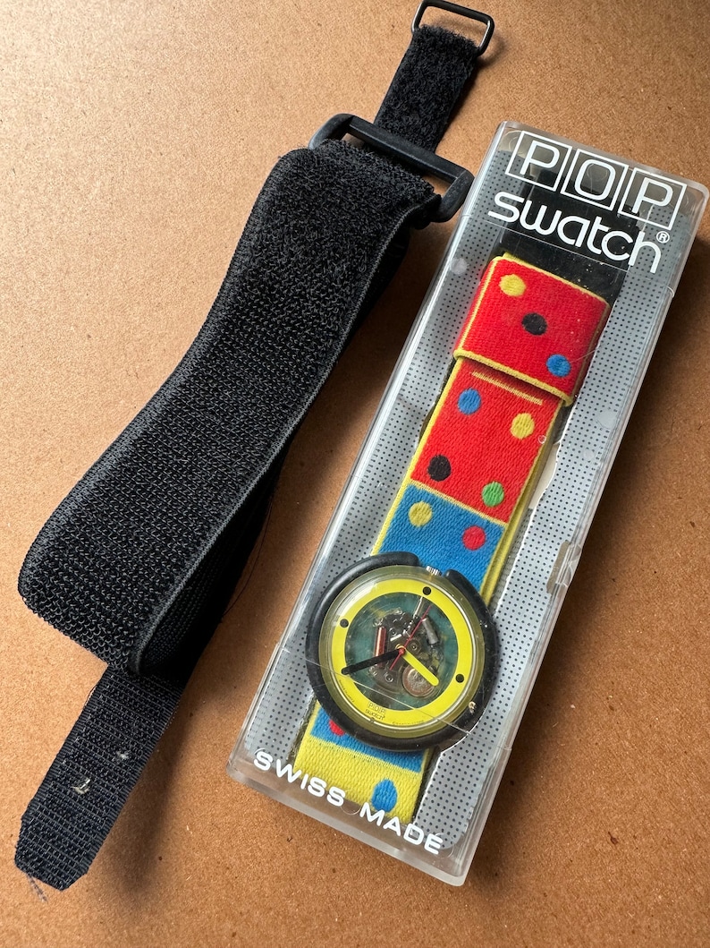 80s POP Swatch in Box - Etsy