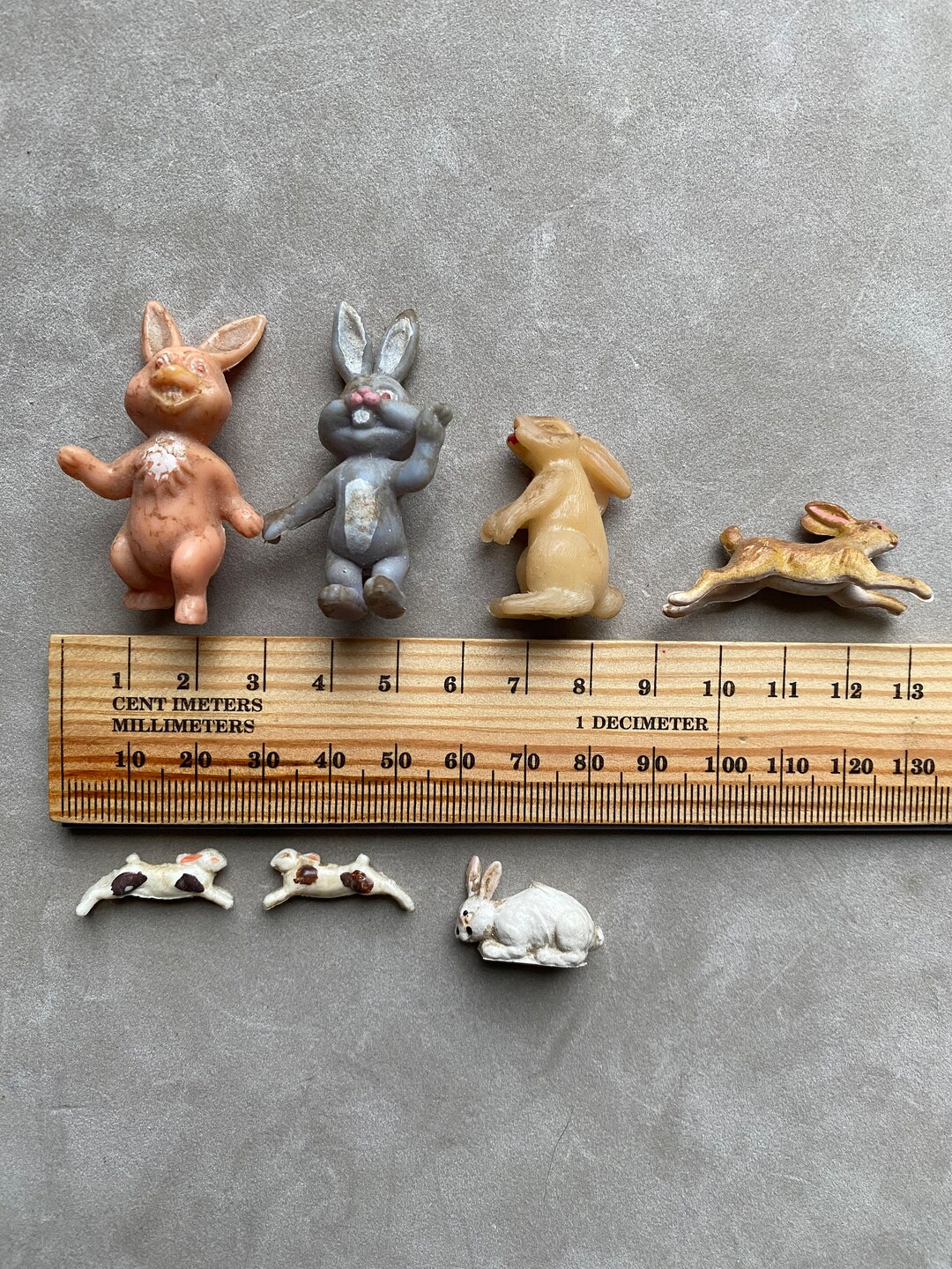 Vintage Rabbit Figurine Assortment - Etsy