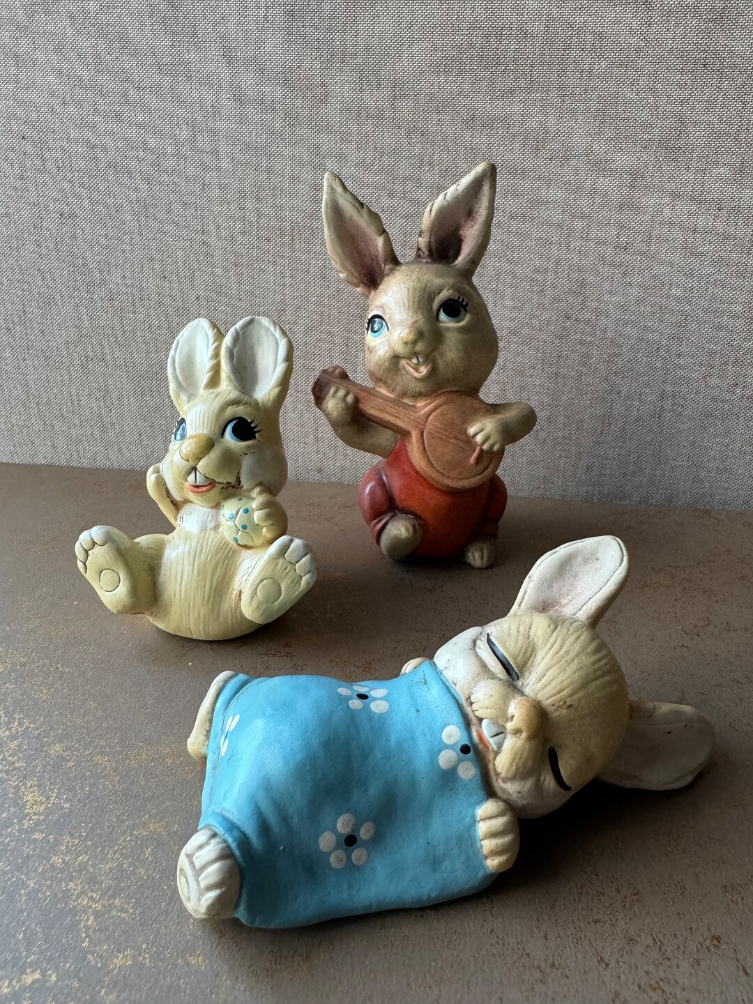 1980s Solvang Bunny Trio - Etsy
