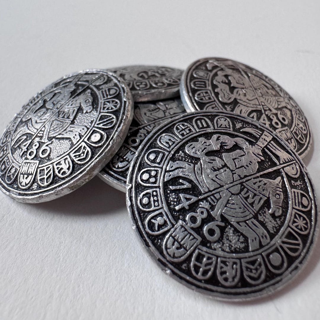 1496 Medieval Metal Buttons - Etsy