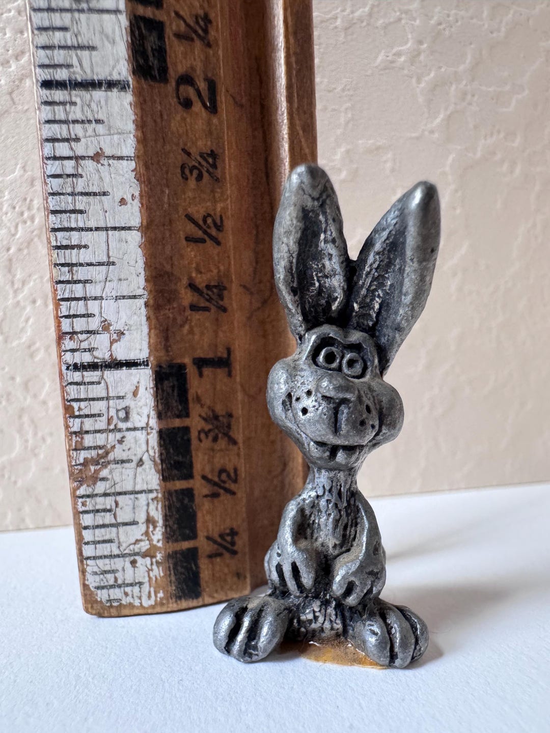 Pewter Rabbit Figurine - Etsy