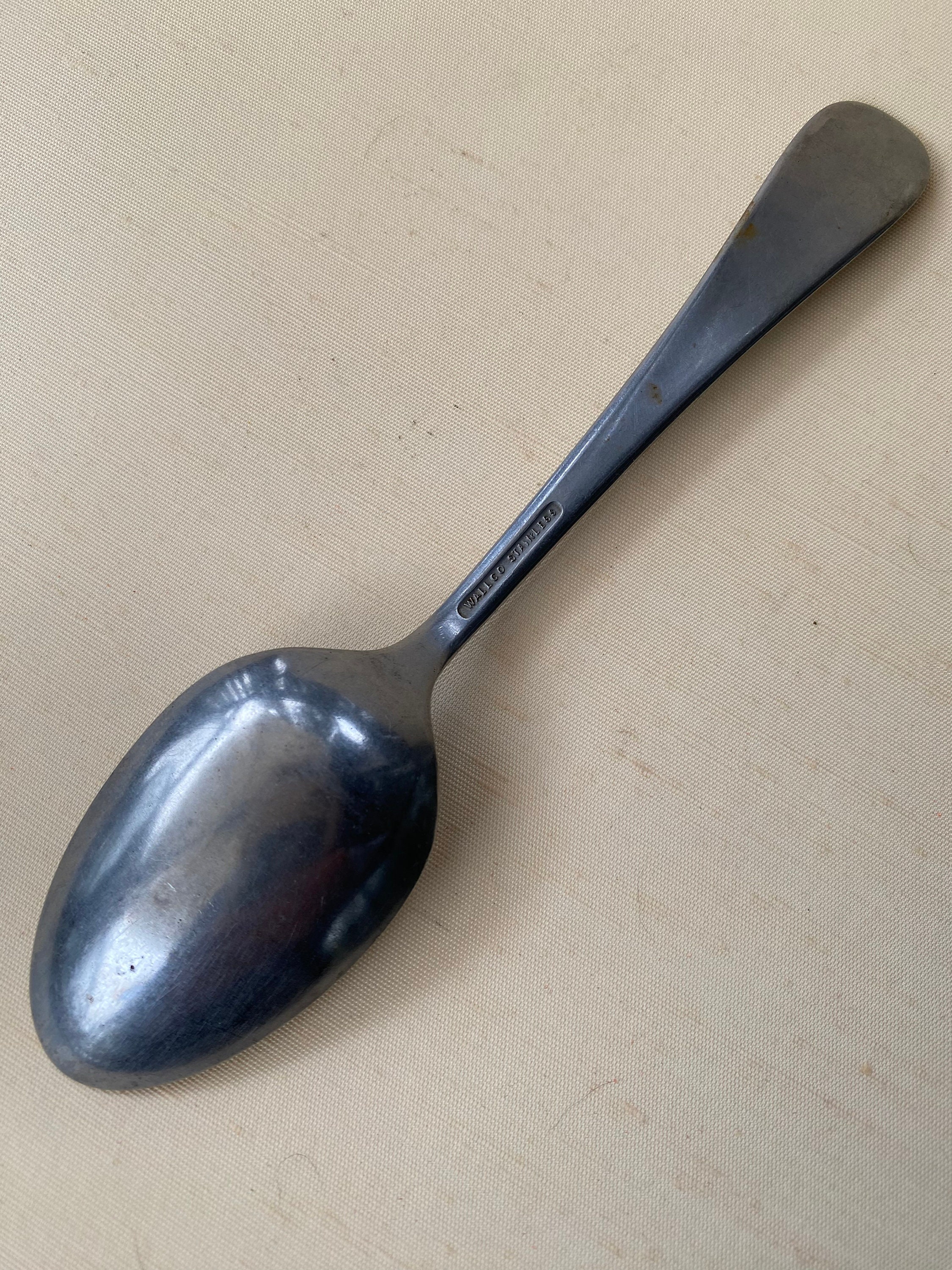 Wallco Stainless Army Serving Spoon - Etsy