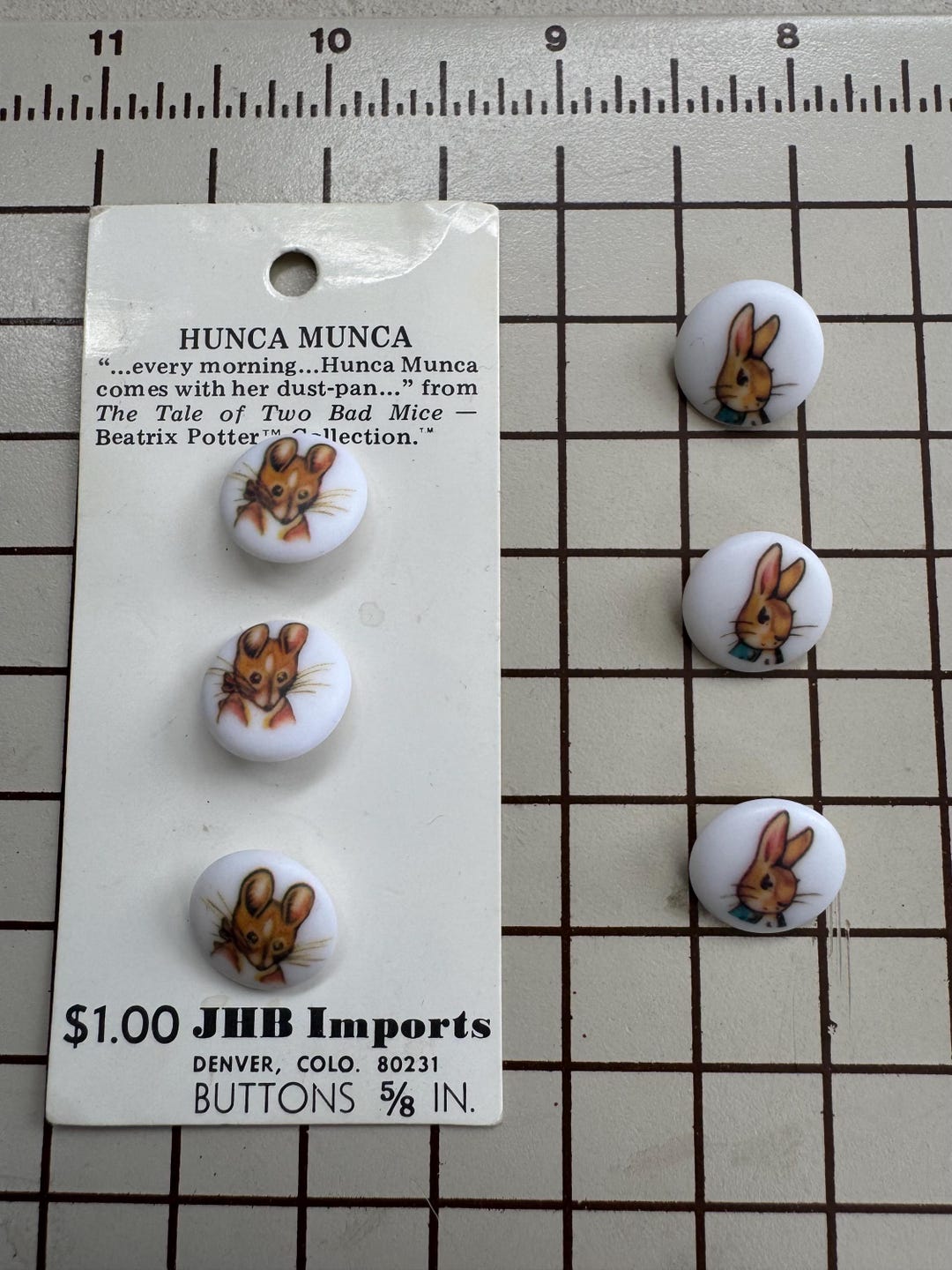 1976 Storybook Buttons - Etsy