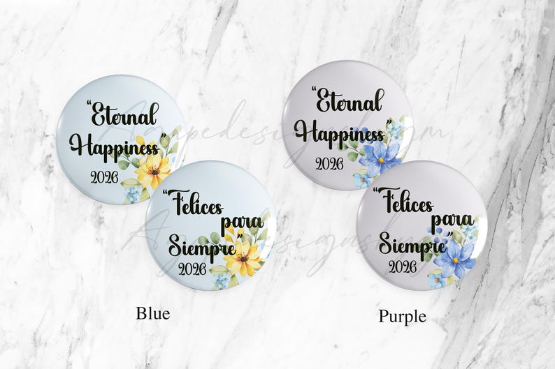Eternal Happiness 2026 Convention Pins | JW Spanish Pins | Felices Para ...