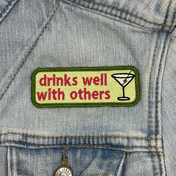 Large Embroidered Patch - Etsy