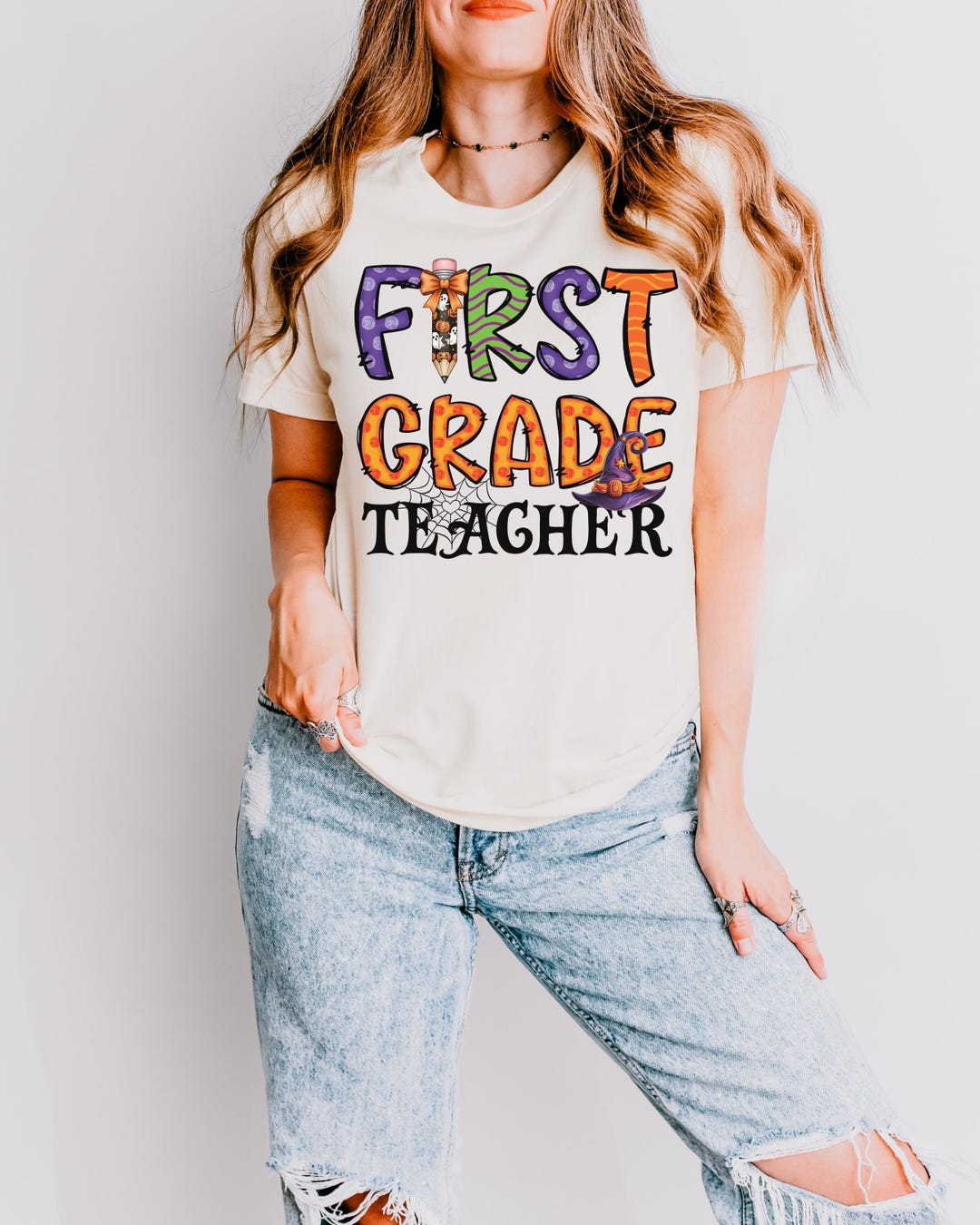 Teacher Back to School Shirt First Grade Teacher T-shirt Teaching Shirt ...