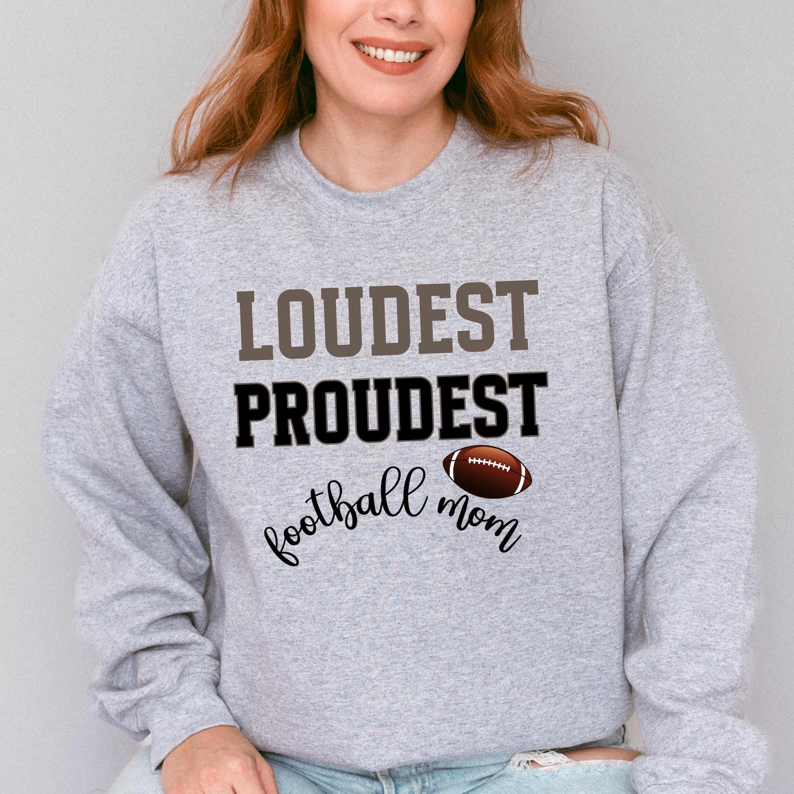Football Mom Sweatshirt Game Day Sweatshirt Football Lover Football Fan ...