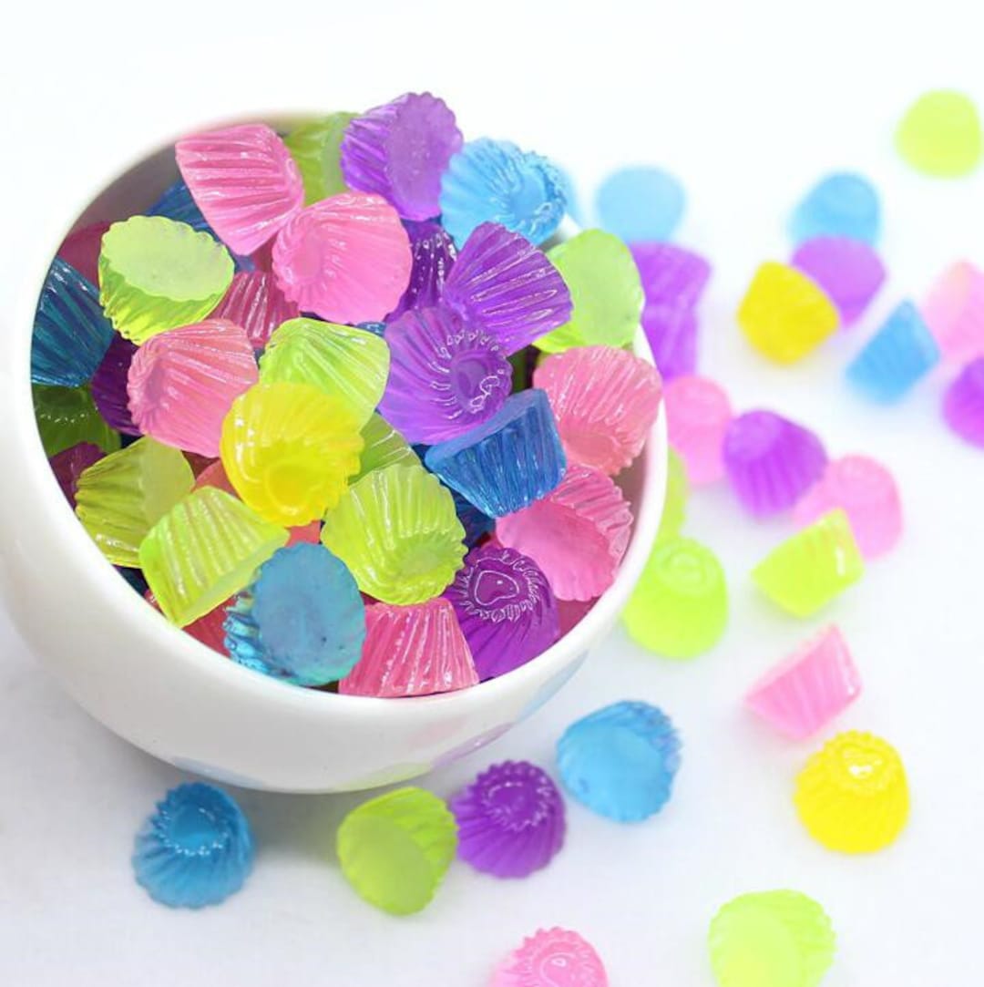 5 Plastic Resin Jelly Fruit Candies, Realistic Fruit Candies, Fake Food ...