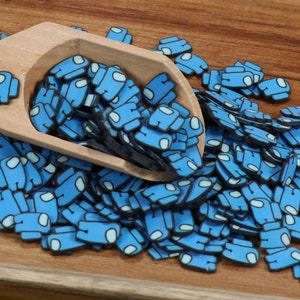 Among Us 10mm Polymer Clay Slices, Nail Art, Sprinkle Toppings, Slime ...
