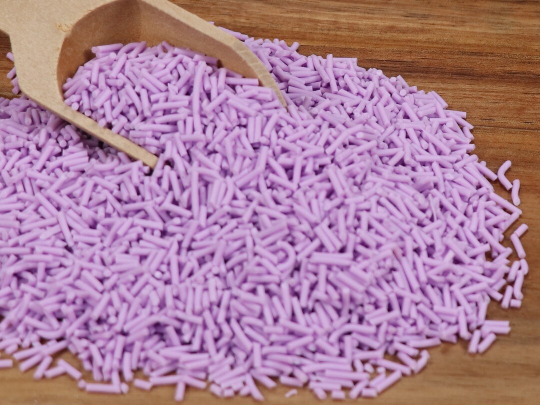 Light Purple Clay Sprinkles, Fake Sprinkles, Polymer Sprinkles ...
