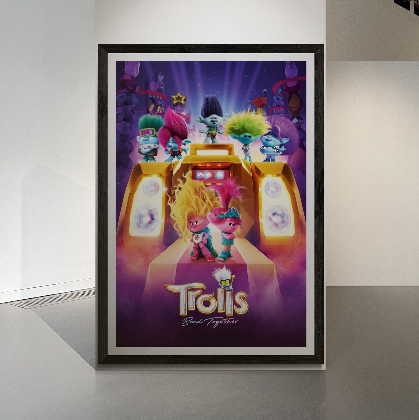 2 Poster Film Trolls - Trolls Band Together / Printable Frame ...