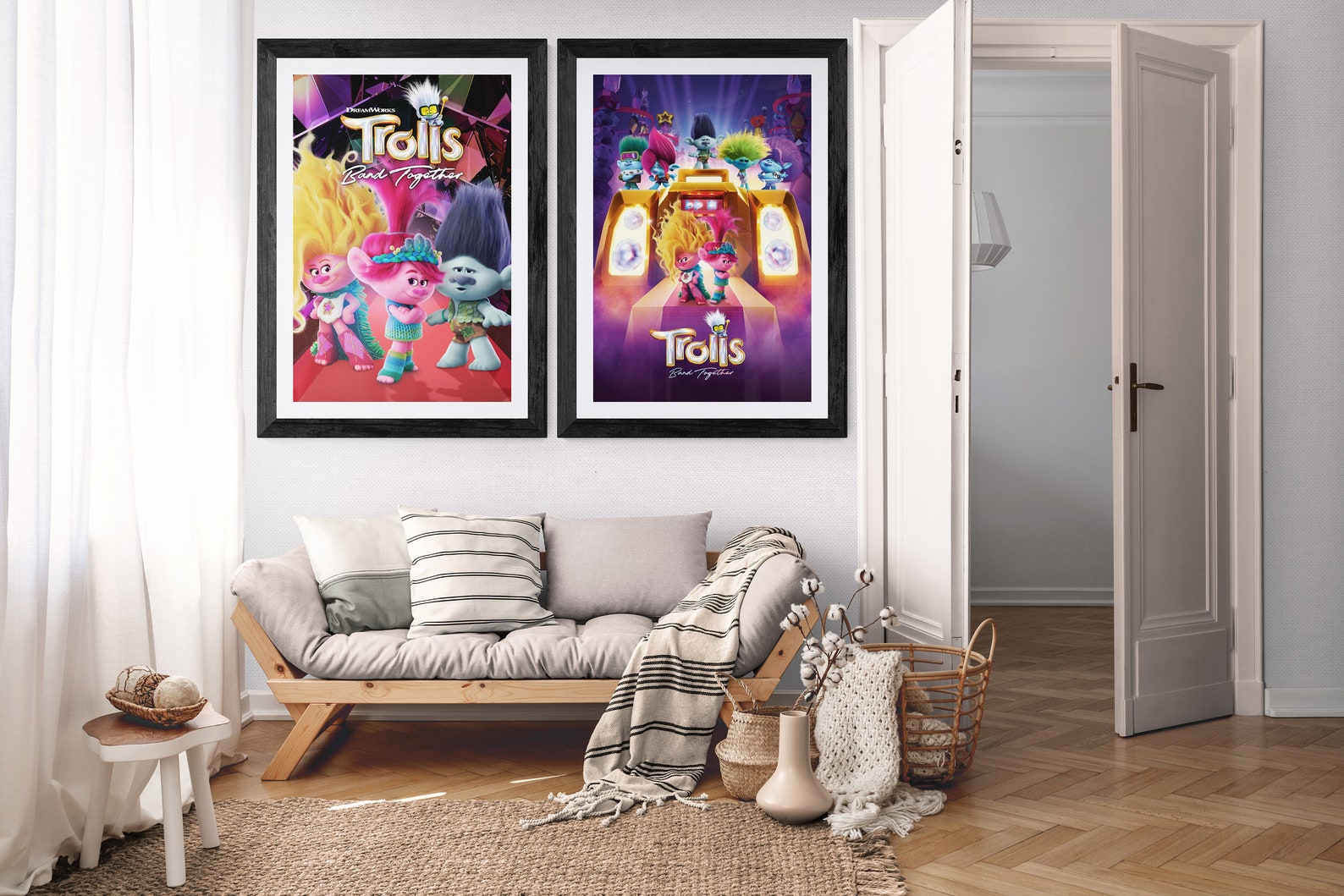 2 Poster Film Trolls - Trolls Band Together / Printable Frame ...