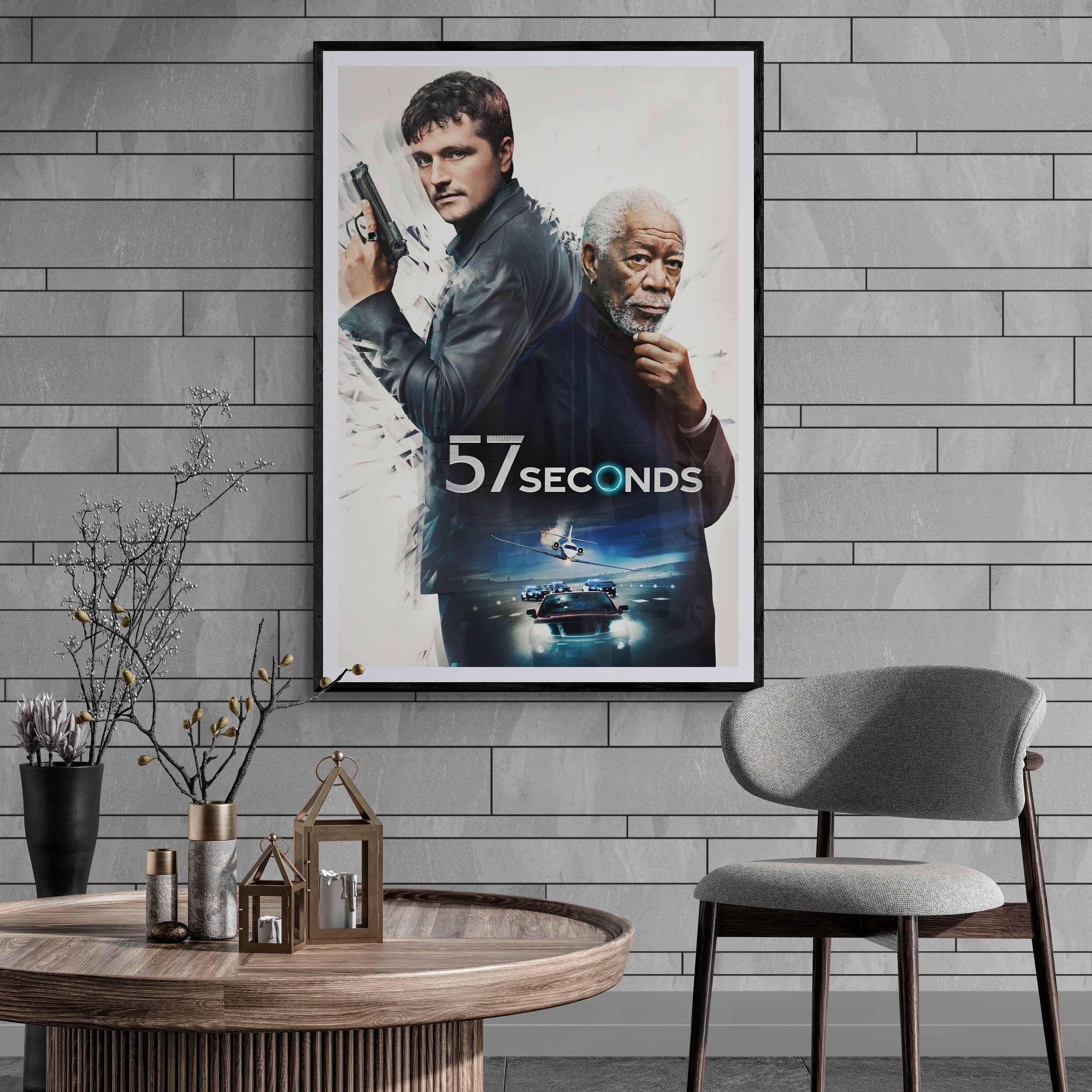 Movie Poster 57 Seconds Movie / Printable Painting / - Etsy
