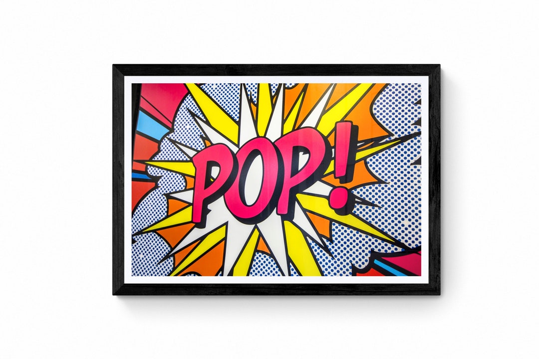 POP ART Painting / Printable Painting / Downloadable File 300 Dpi ...