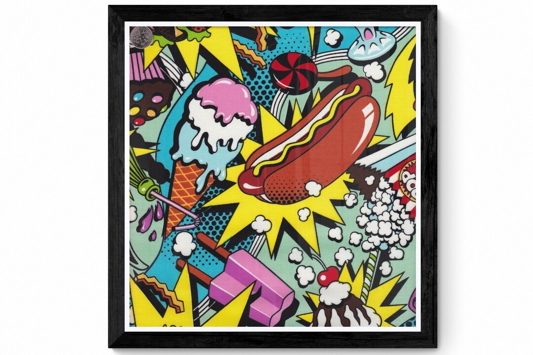 POP ART Painting / Printable Painting / Downloadable File 300 Dpi ...