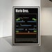 Vintage Arcade Video Game Poster Mario Bros 1983 - Downloadable File ...