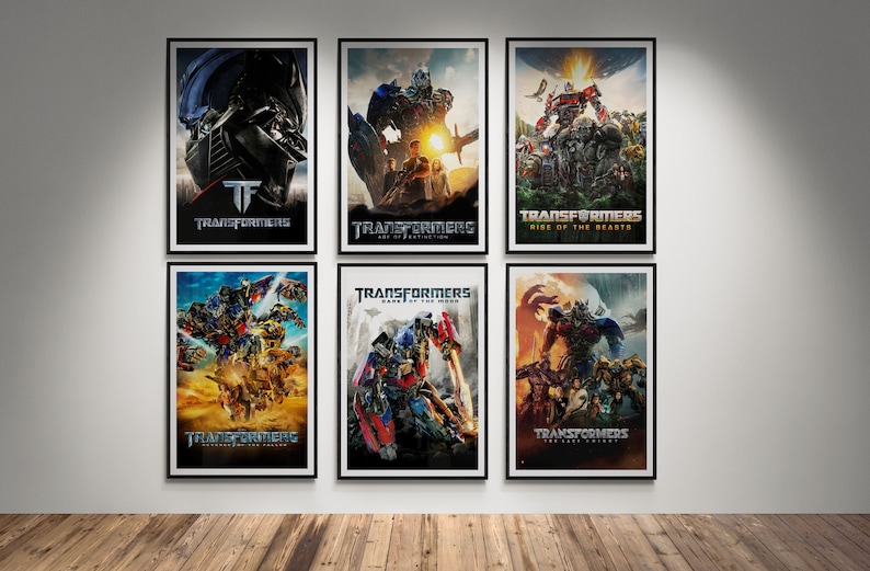 6 Transformers Movie Poster / Printable Painting / Downloadable File ...