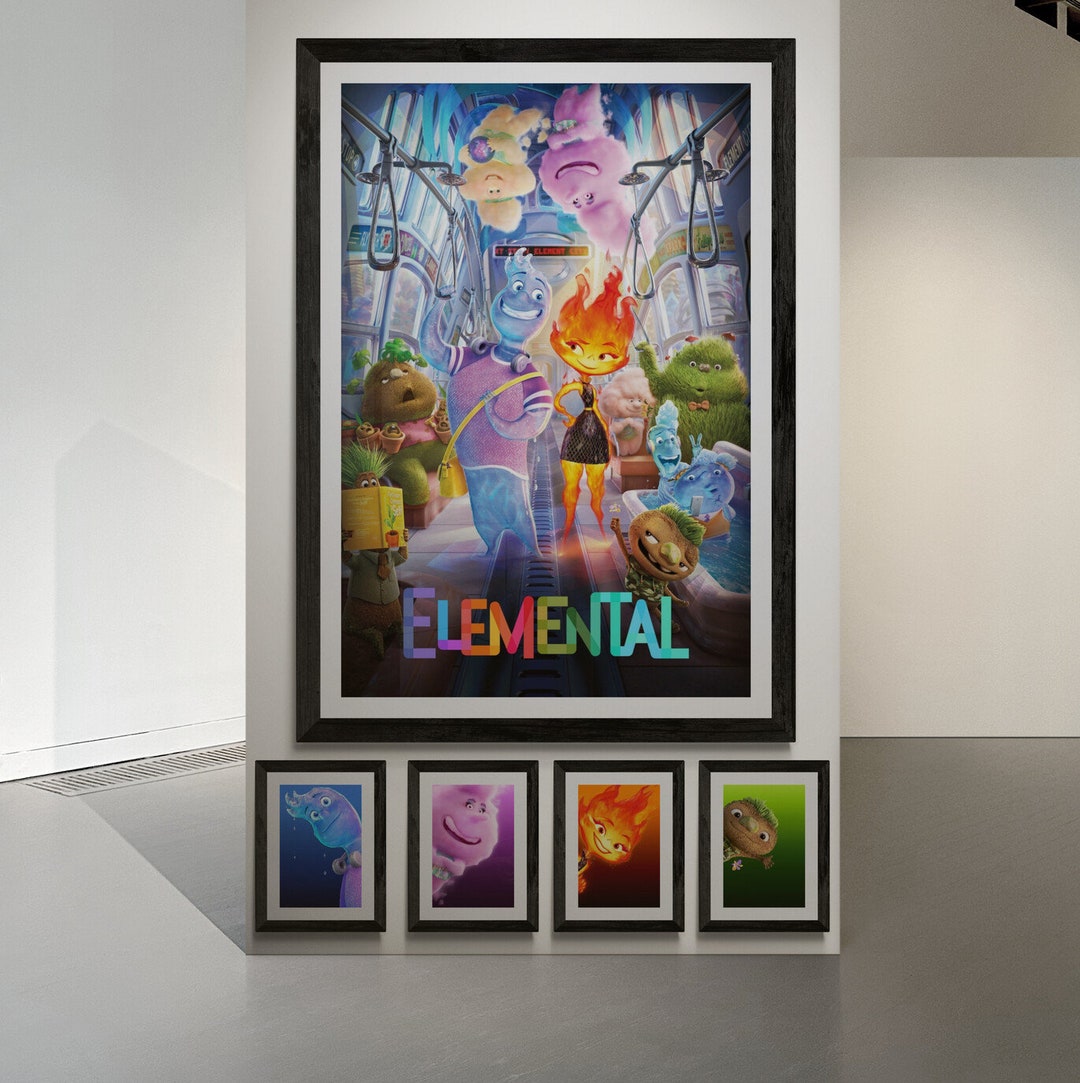 5 Elemental Movie Poster / Printable Painting / Downloadable File ...