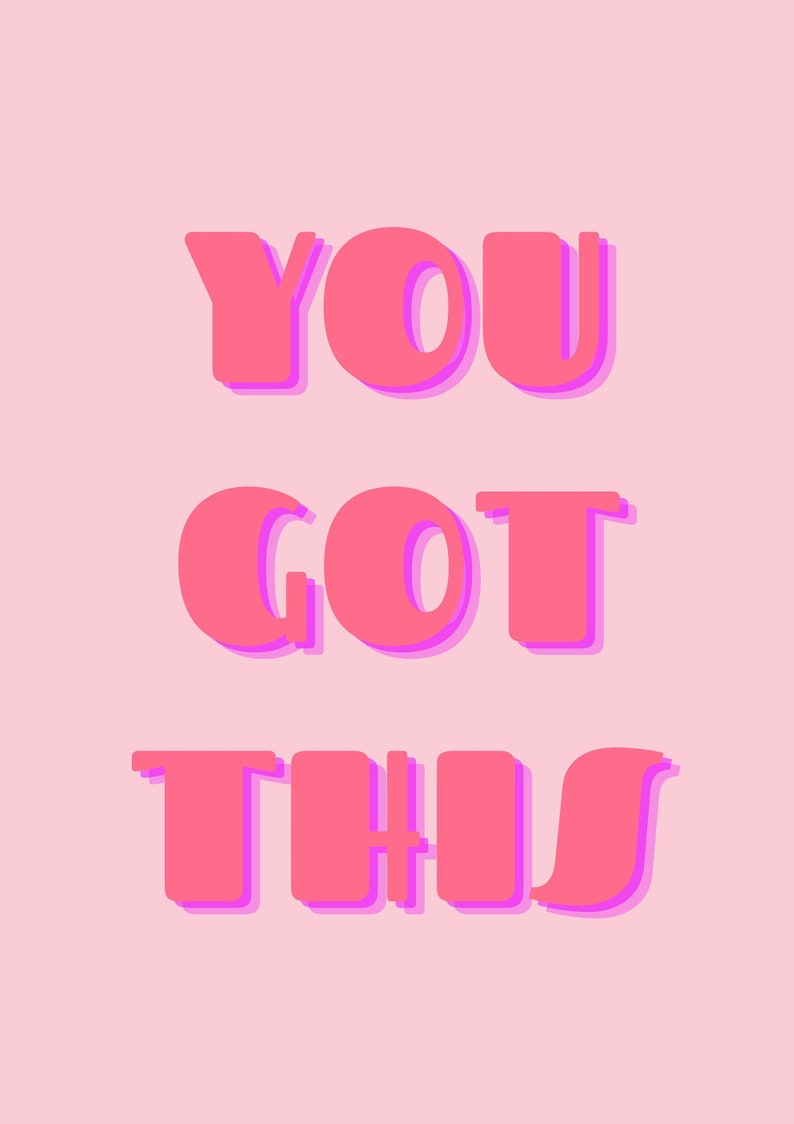 Printable Preppy Wall Art, Downloadable Teenage Room Decor, Cute ...