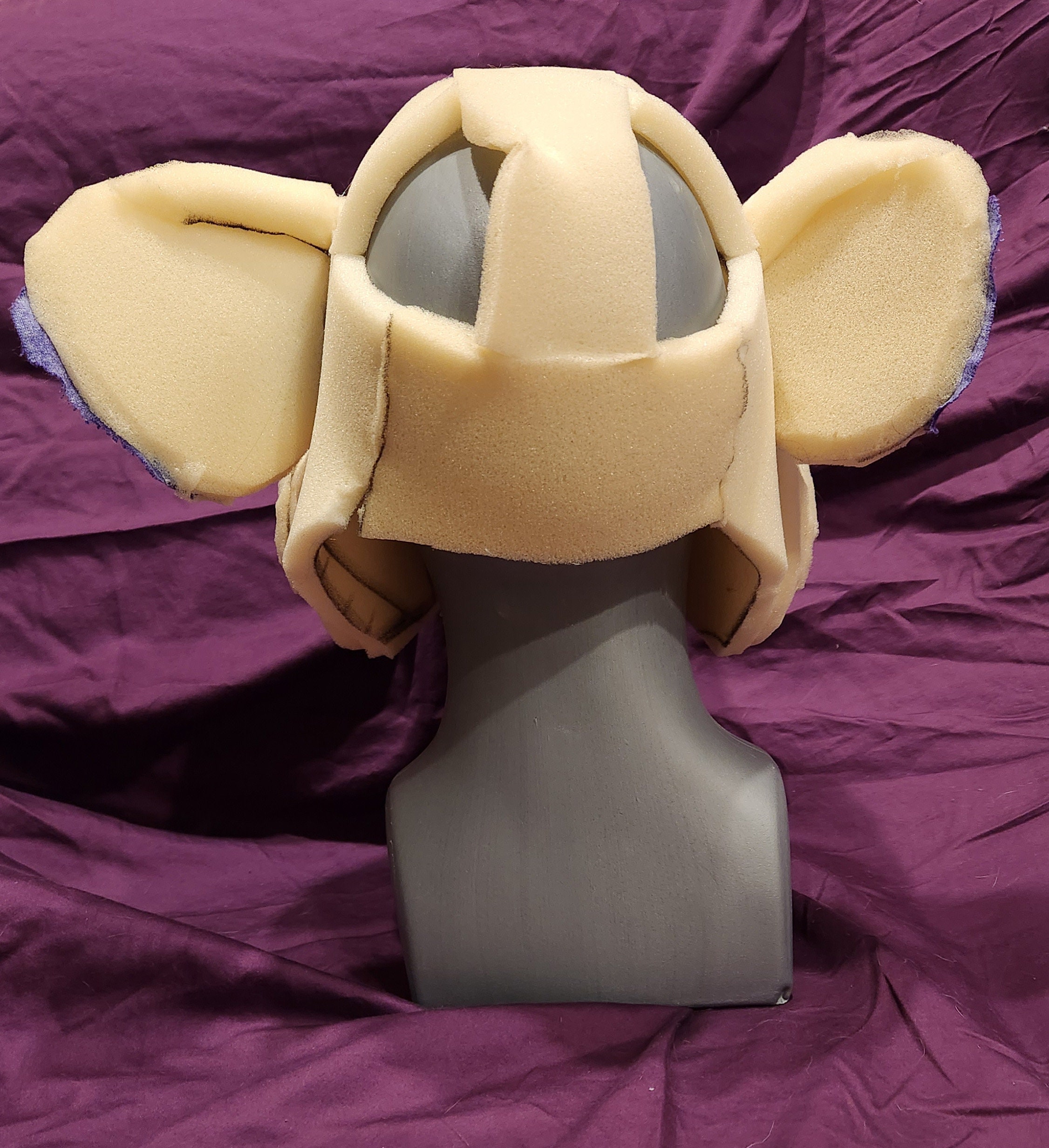Purple Rat Fursuit Head Base - Etsy