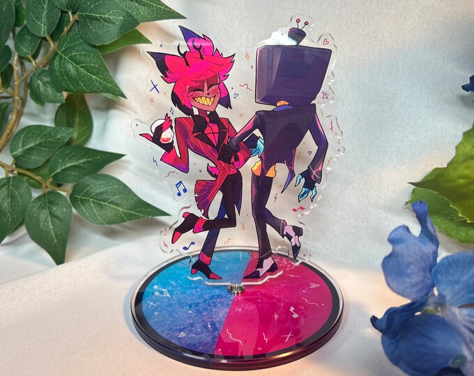Hazbin Hotel Radiostatic Vox Alastor Acrylic Standee (pre-order ...